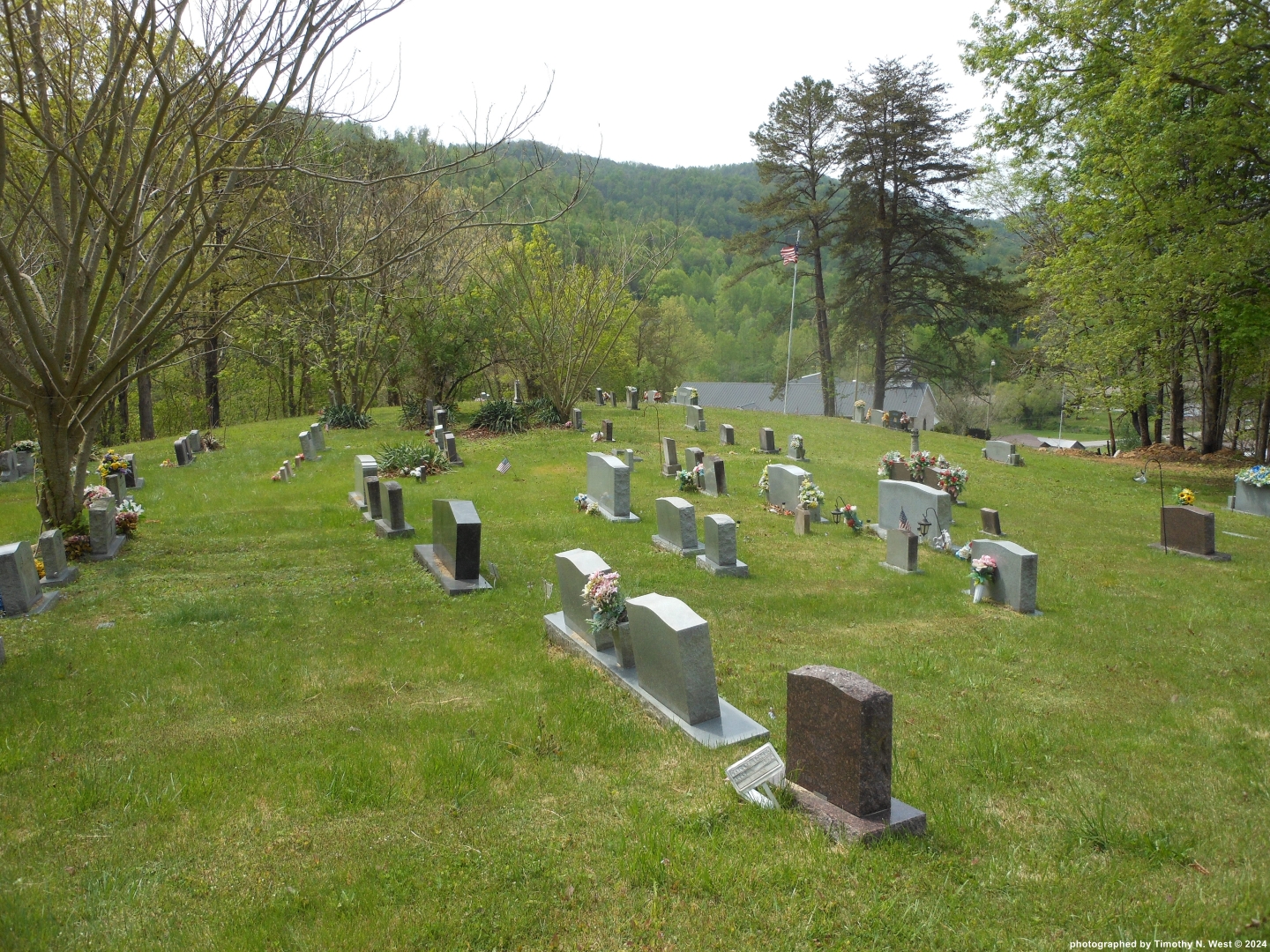 Scott Co, TN - Adkins Cemetery at Straight Fork