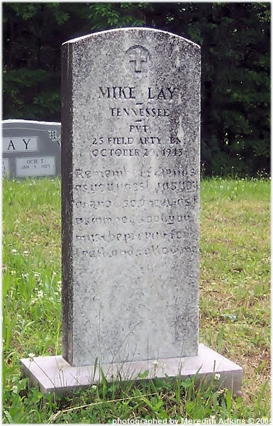 Scott Co, TN - Burial Information