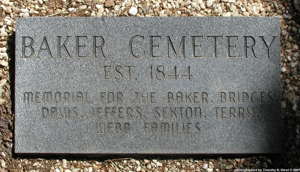 Scott Co, TN - Baker Cemetery at Capuchin Creek