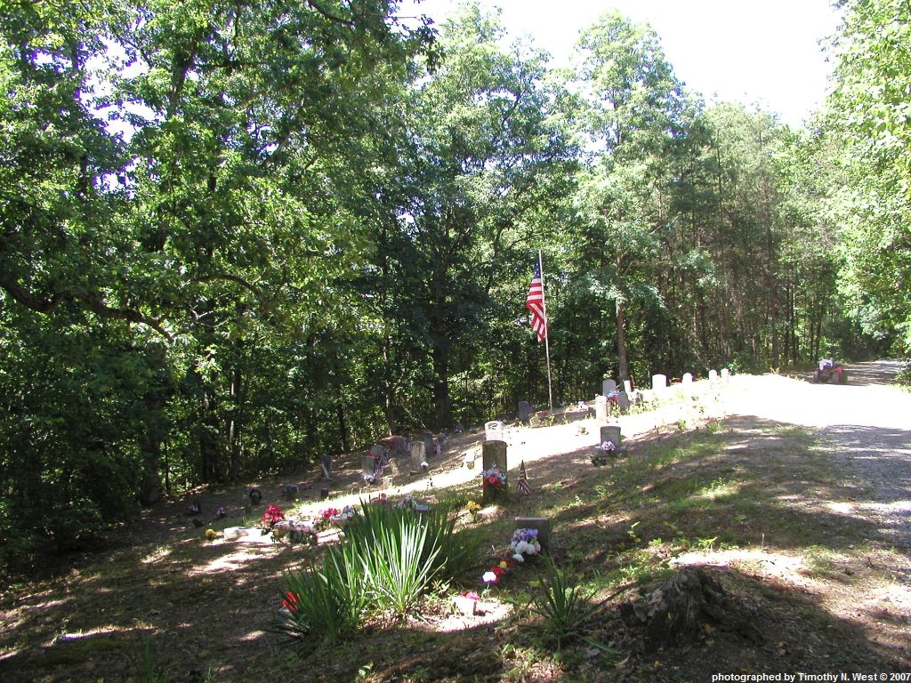 Scott Co, TN - Baker Cemetery at Capuchin Creek