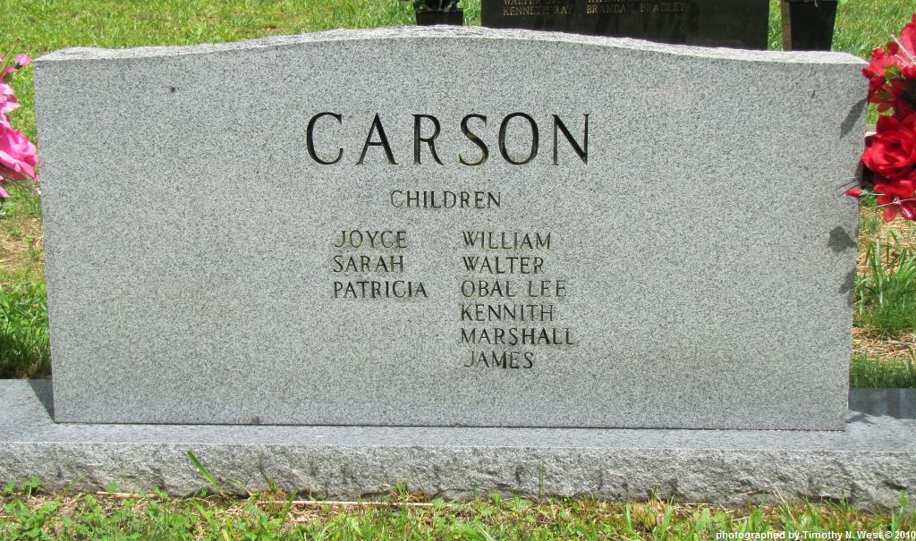 Scott Co, TN - Burial Information