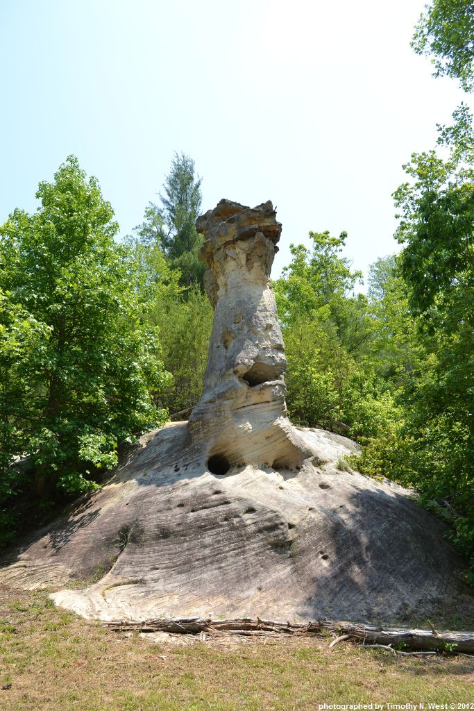 Scott Co, TN - Chimney Rock Cemetery at BSFNRRA