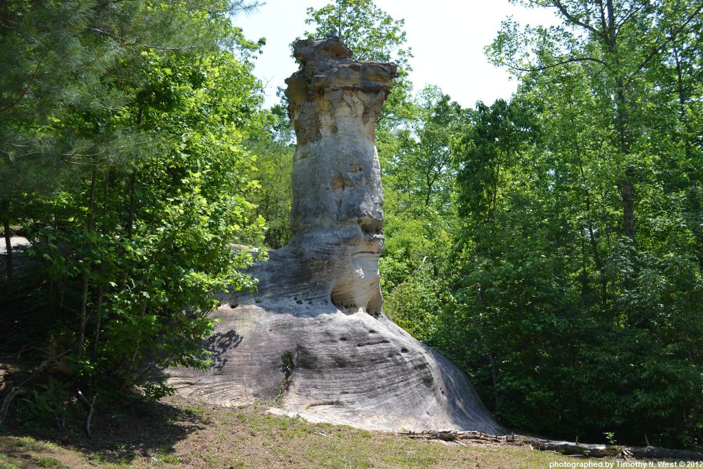 Scott Co, TN - Chimney Rock Cemetery at BSFNRRA