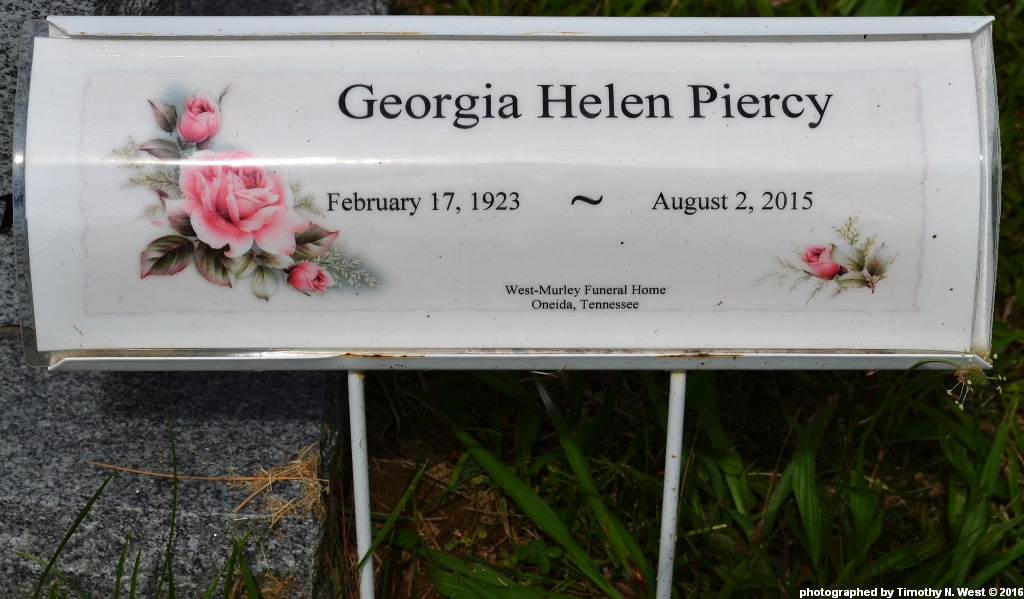 Scott Co, TN - Burial Information