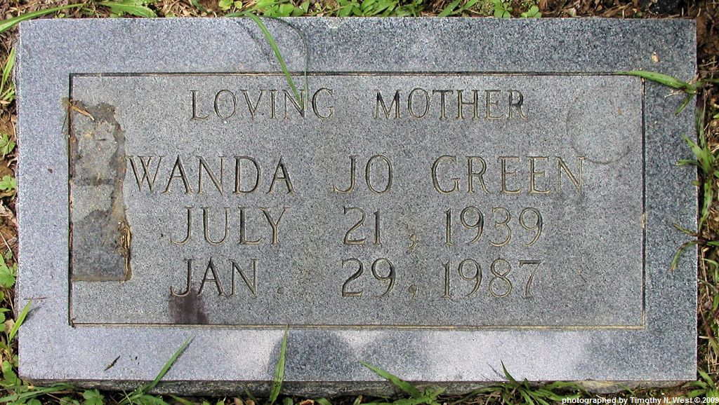 Scott Co, TN - Burial Information