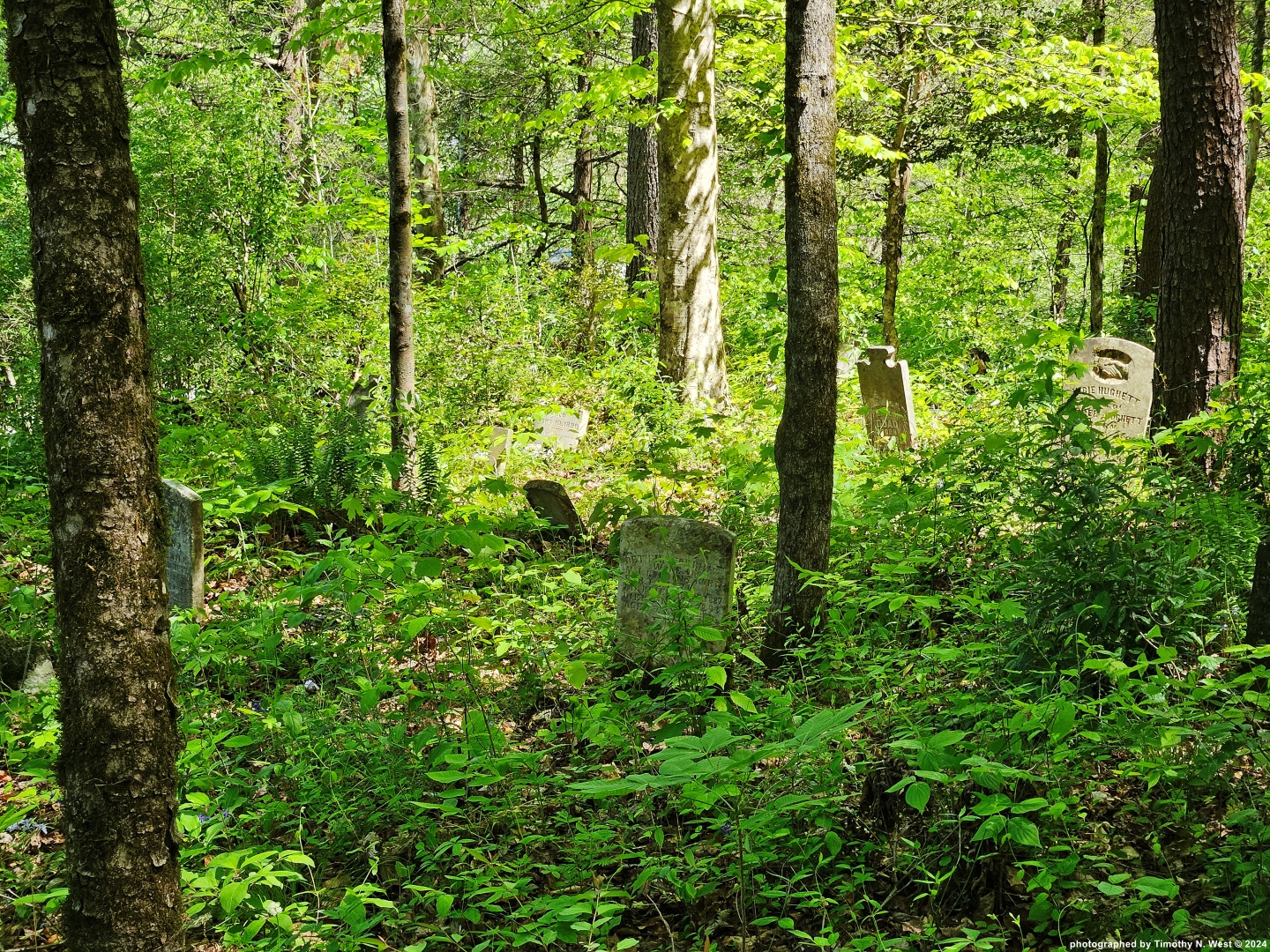 Scott Co, TN - Hughett Cemetery at Brimstone
