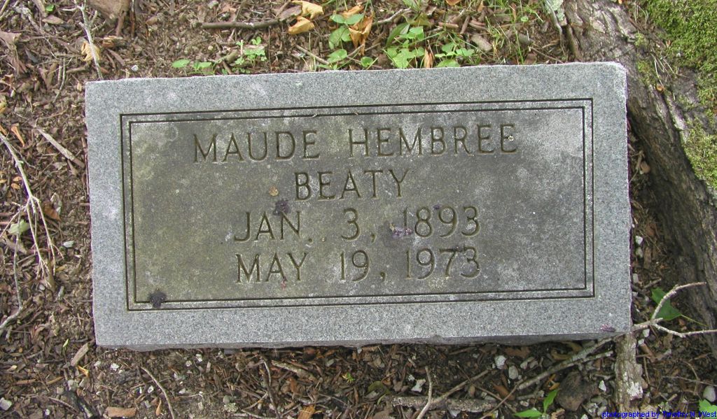 Scott Co, TN - Burial Information