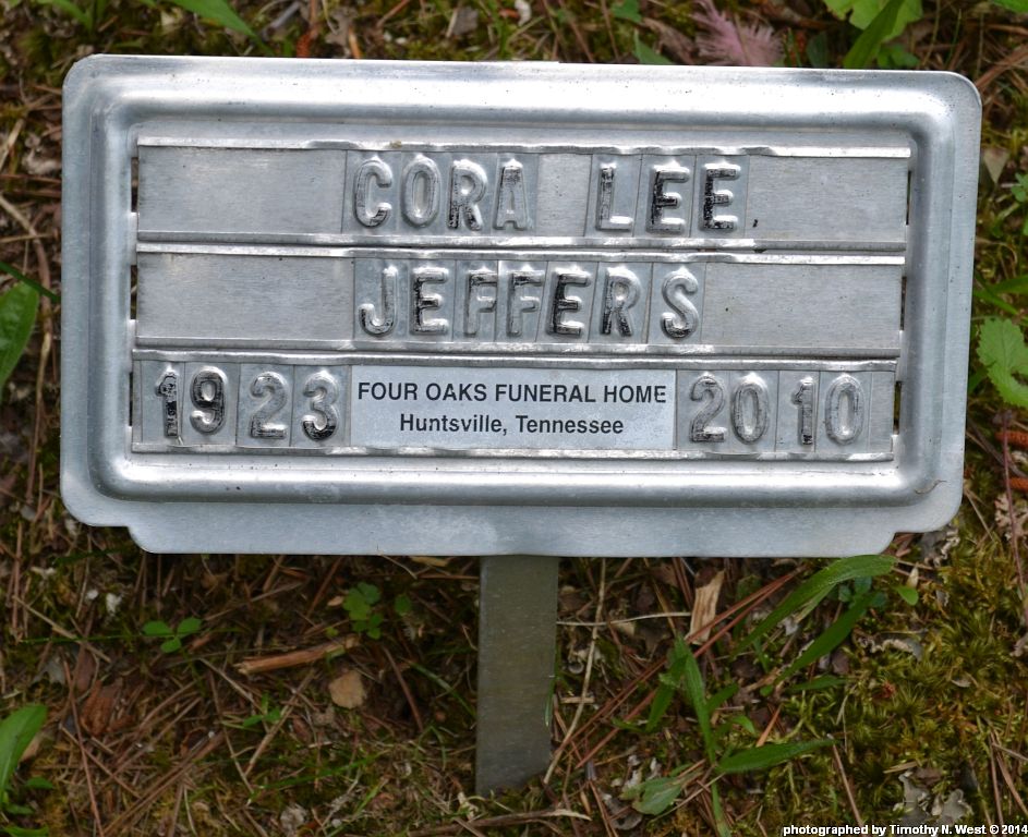 Scott Co, TN - Burial Information
