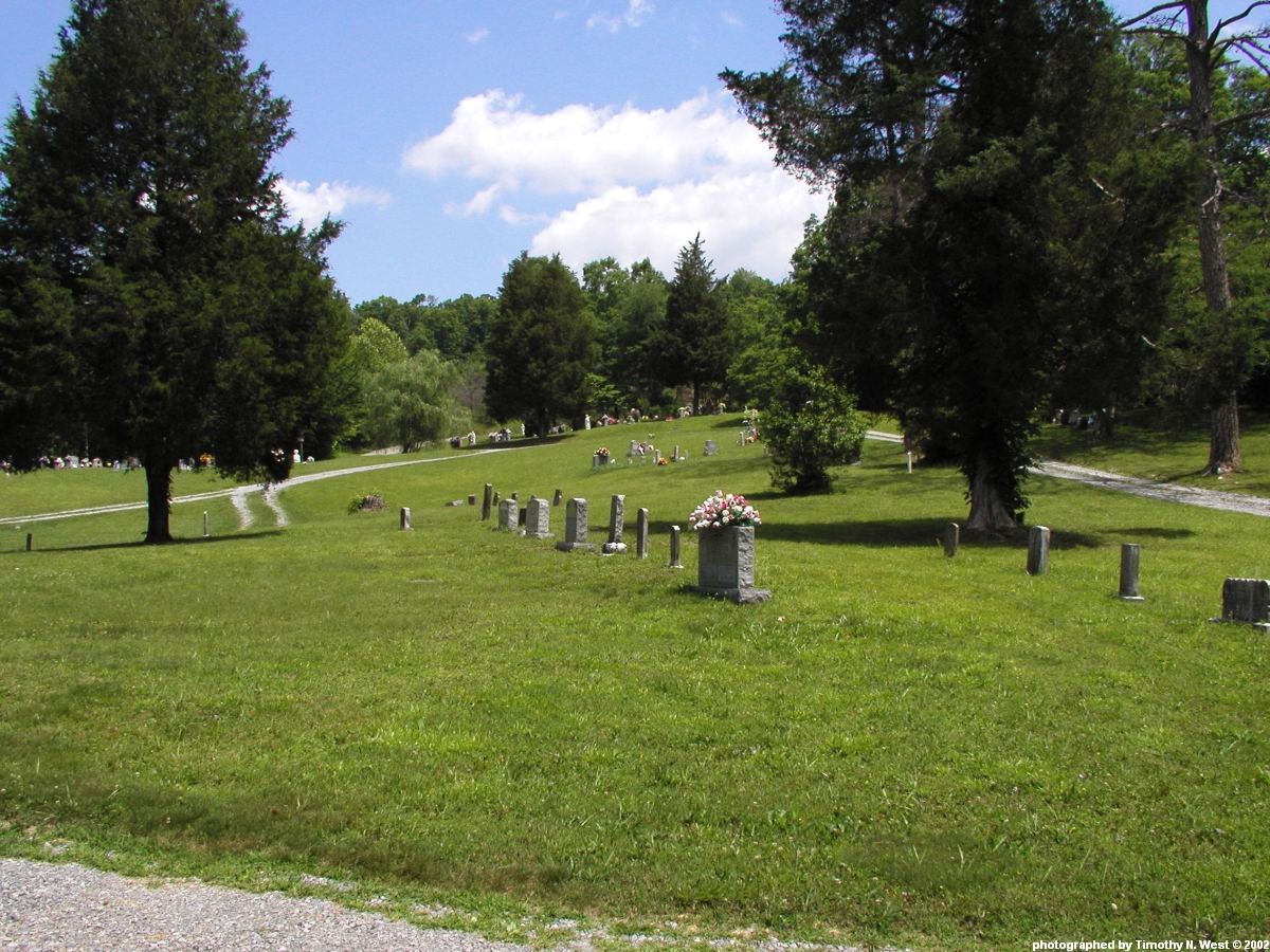 Scott Co, TN - Sexton Memorial Cemetery at Paint Rock