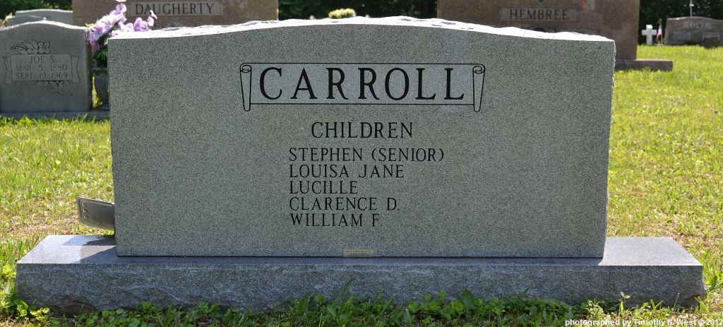 Scott Co, TN - Burial Information