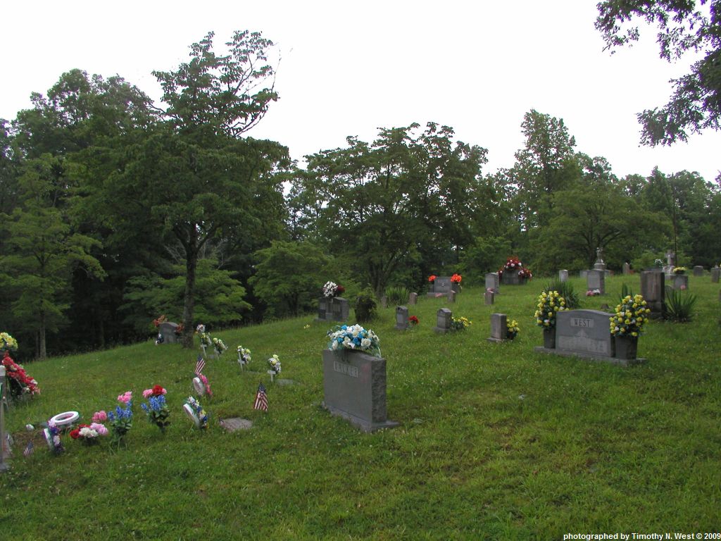 Scott Co, TN - West Cemetery at Williams Creek