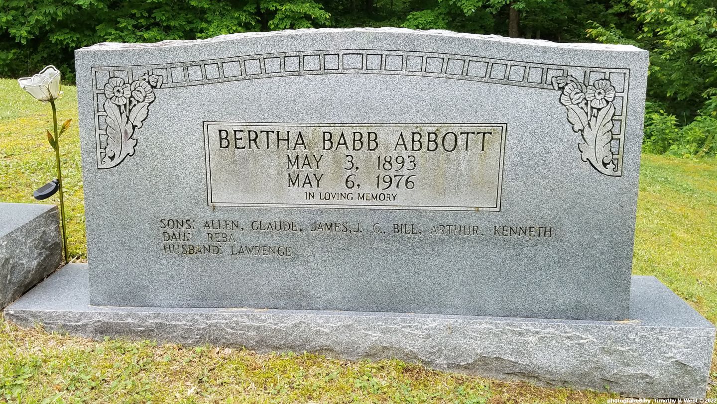 Scott Co, TN - Burial Information